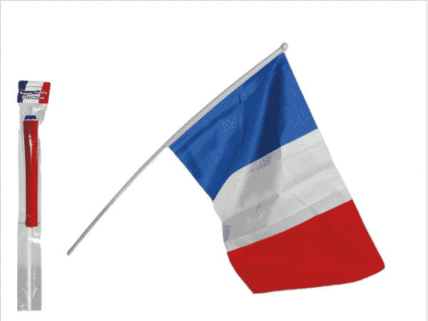 Drapeau Français (x4) - Super Insolite