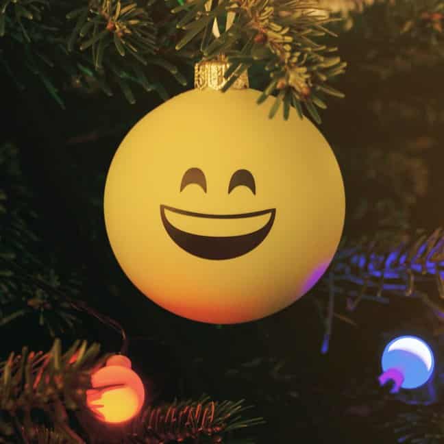 Boule de Noël Emoticone | Super Insolite
